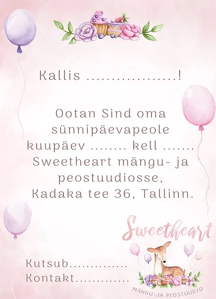 Laste Mängutuba Tallinnas | Lapse sünnipäev, playdate või kinoõhtu ...